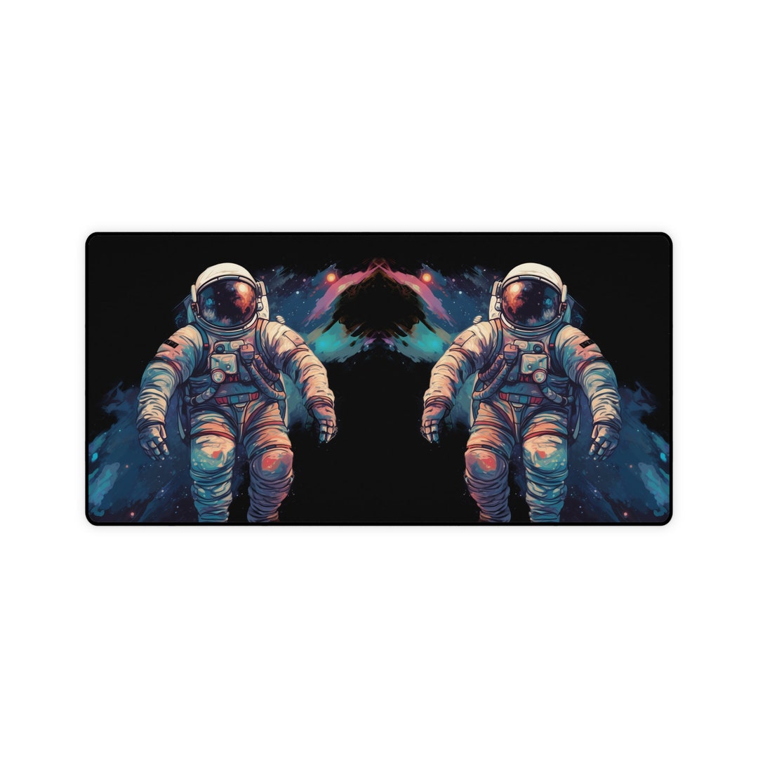 Double Astronaut Desk Mats - Etsy
