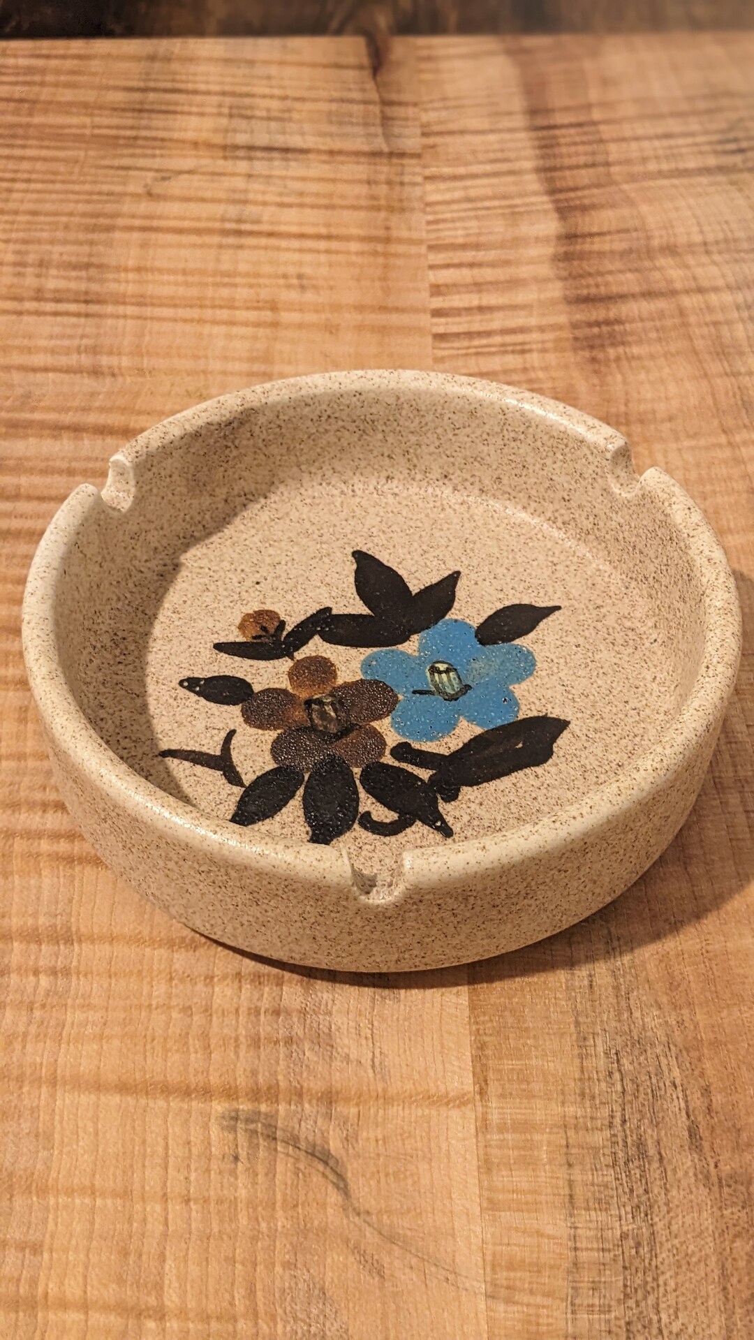 Sand Stone Ashtray, Floral Ashtray - Etsy