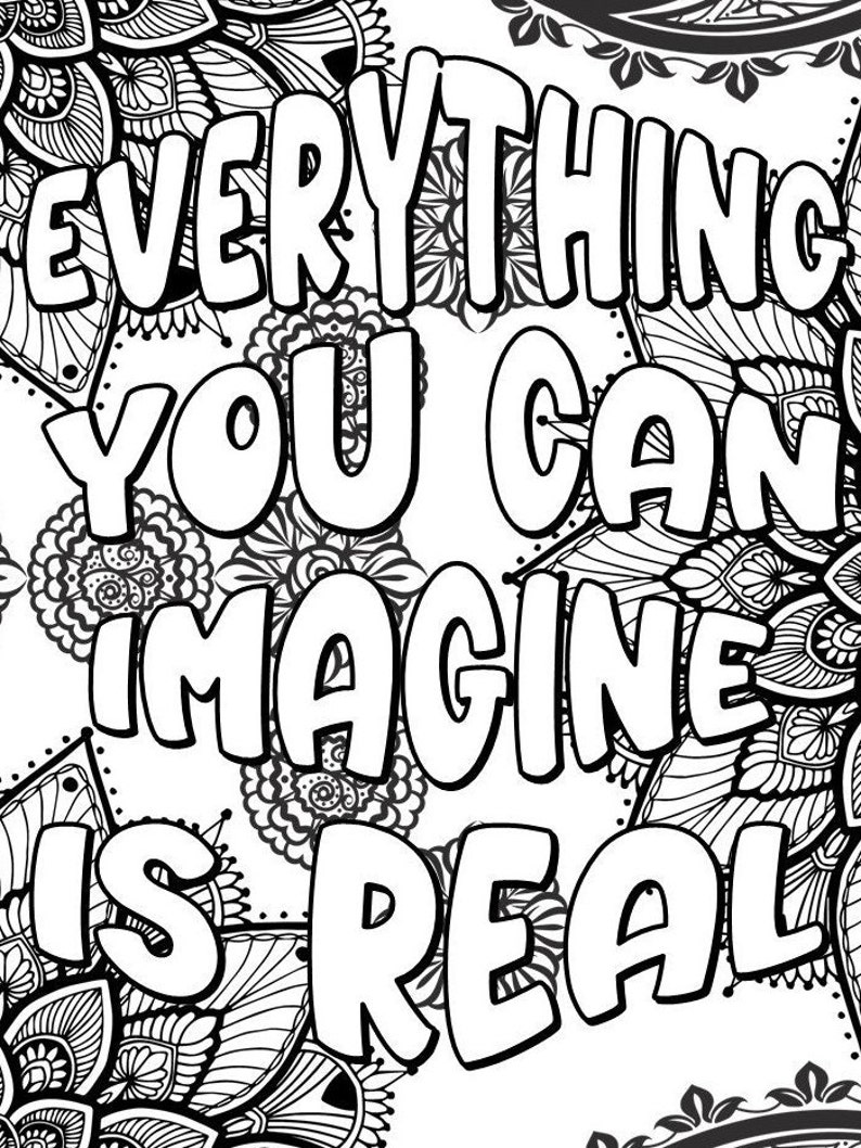 90+ Inspirational and Life Changing Quotes Adult Coloring Pages ...