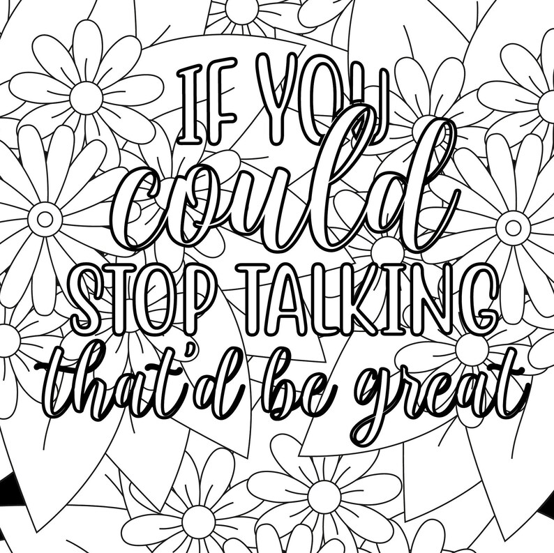 1000+ Unique Adult and Teen Coloring Pages - Instant Download Pdfs for ...