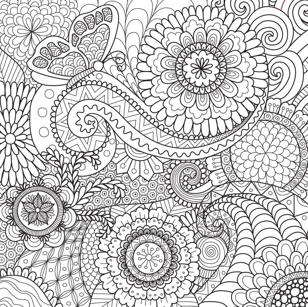 1000 Dibujos para colorear creativos para adolescentes y adultos ...