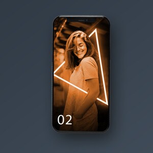 Neon Personalized Wallpapers, Phone Lock Screen, Neon Light Background ...