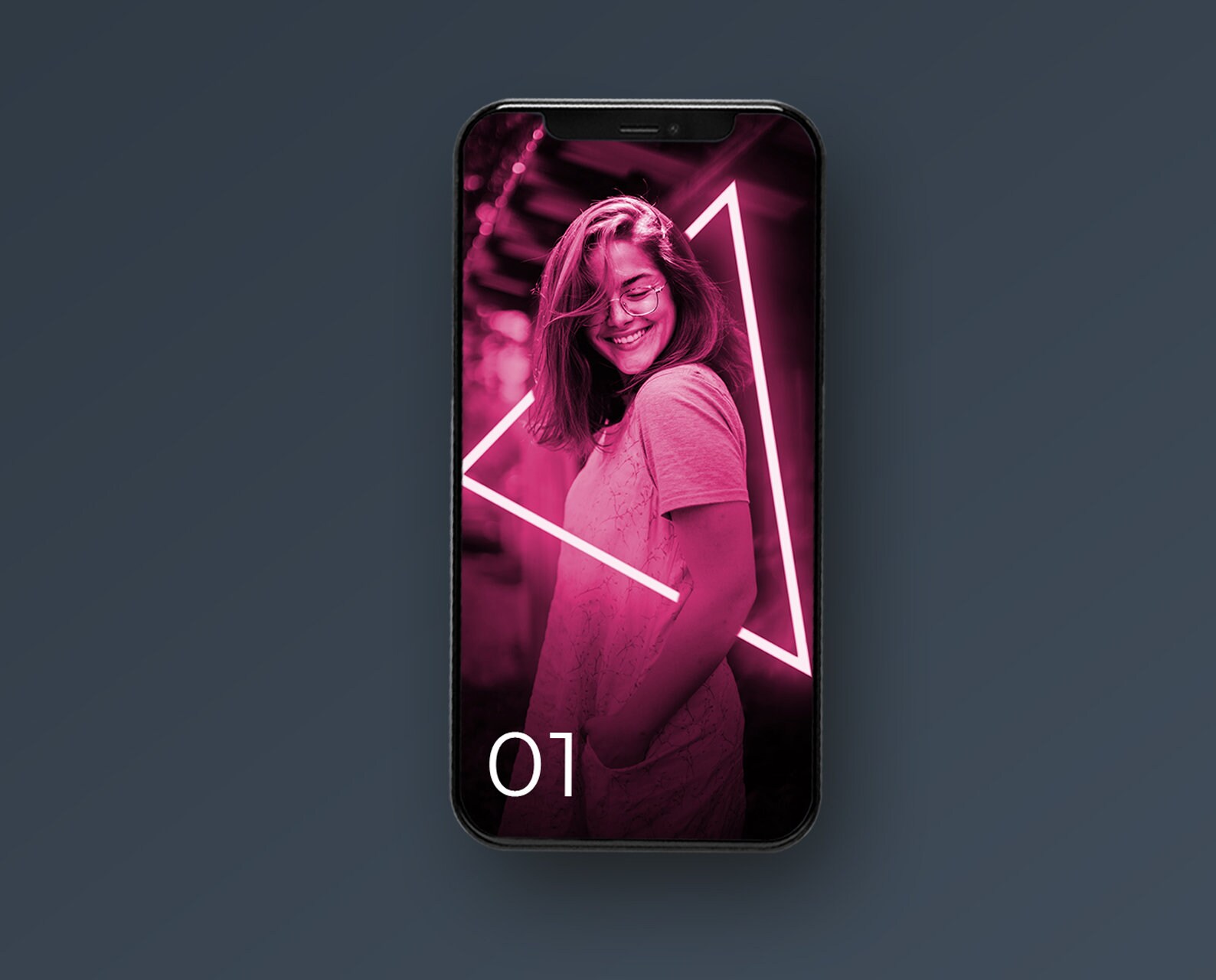 Neon Personalized Wallpapers, Phone Lock Screen, Neon Light Background ...