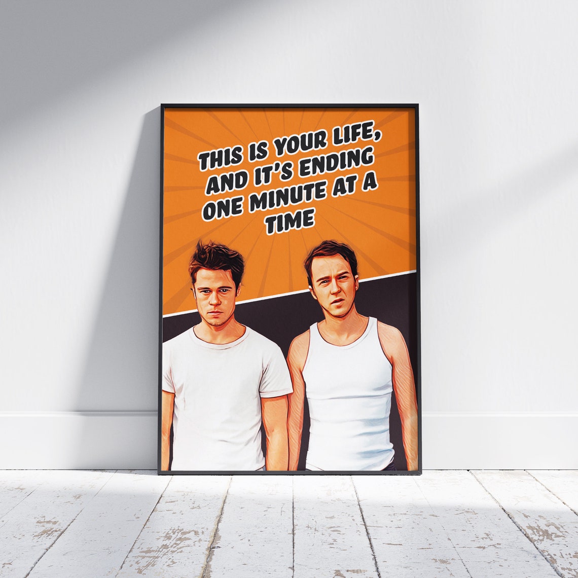 Fight Club Poster | Motivation Quotes | Movie Poster | Wall Art Print ...
