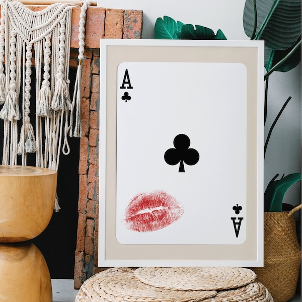 Poker Hands Wall Art - Etsy