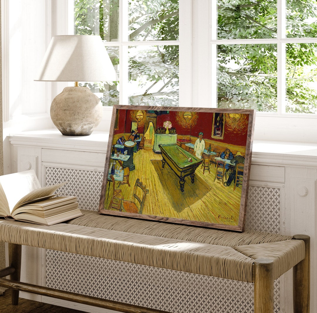 The Night Café by Vincent Van Gogh 1888 Vintage Canvas Wall Art ...