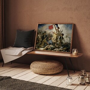 Liberty Leading the People by Eugene Delacroix, Poster Wall Art ...