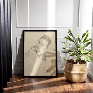 Egon Schiele Karl Grunwald Sketch Print Vintage Poster Modern Art ...