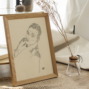 Egon Schiele Karl Grunwald Sketch Print Vintage Poster Modern Art ...