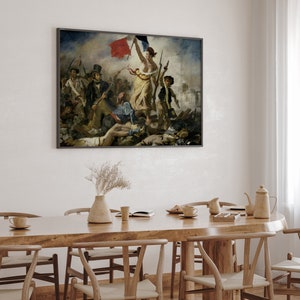 Liberty Leading the People by Eugene Delacroix, Poster Wall Art ...