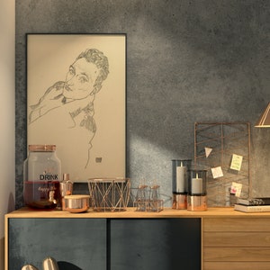 Egon Schiele Karl Grunwald Sketch Print Vintage Poster Modern Art ...