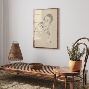 Egon Schiele Karl Grunwald Sketch Print Vintage Poster Modern Art ...