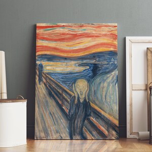 The Scream by Edvard Munch Expressionism Retro Home Decor Famous ...