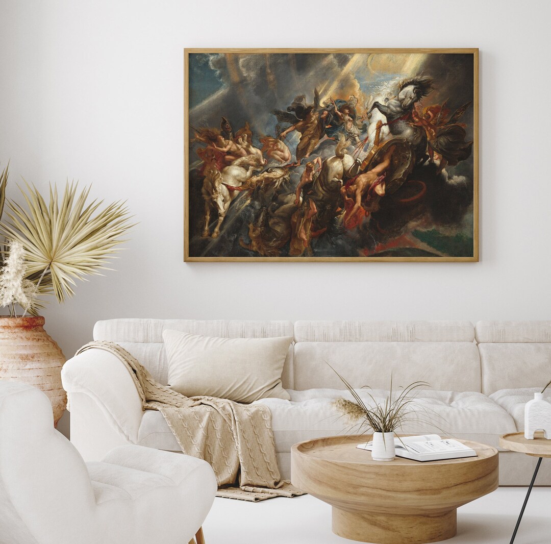 The Fall of Phaeton by Peter Paul Rubens, Poster Wall Art, Classic Fine ...