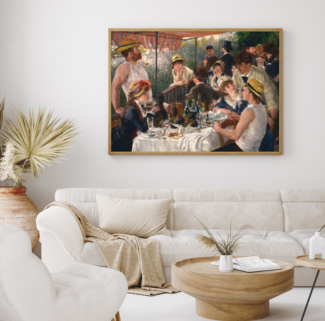 Luncheon of the Boating Party by Pierre-auguste Renoir Print Vintage ...
