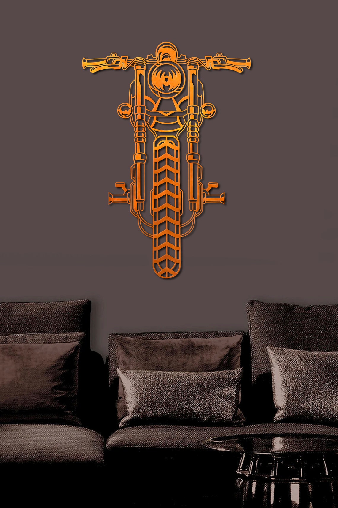 Stunning Metal Motorcycle Wall Art Eye-catching Motorcycle - Etsy