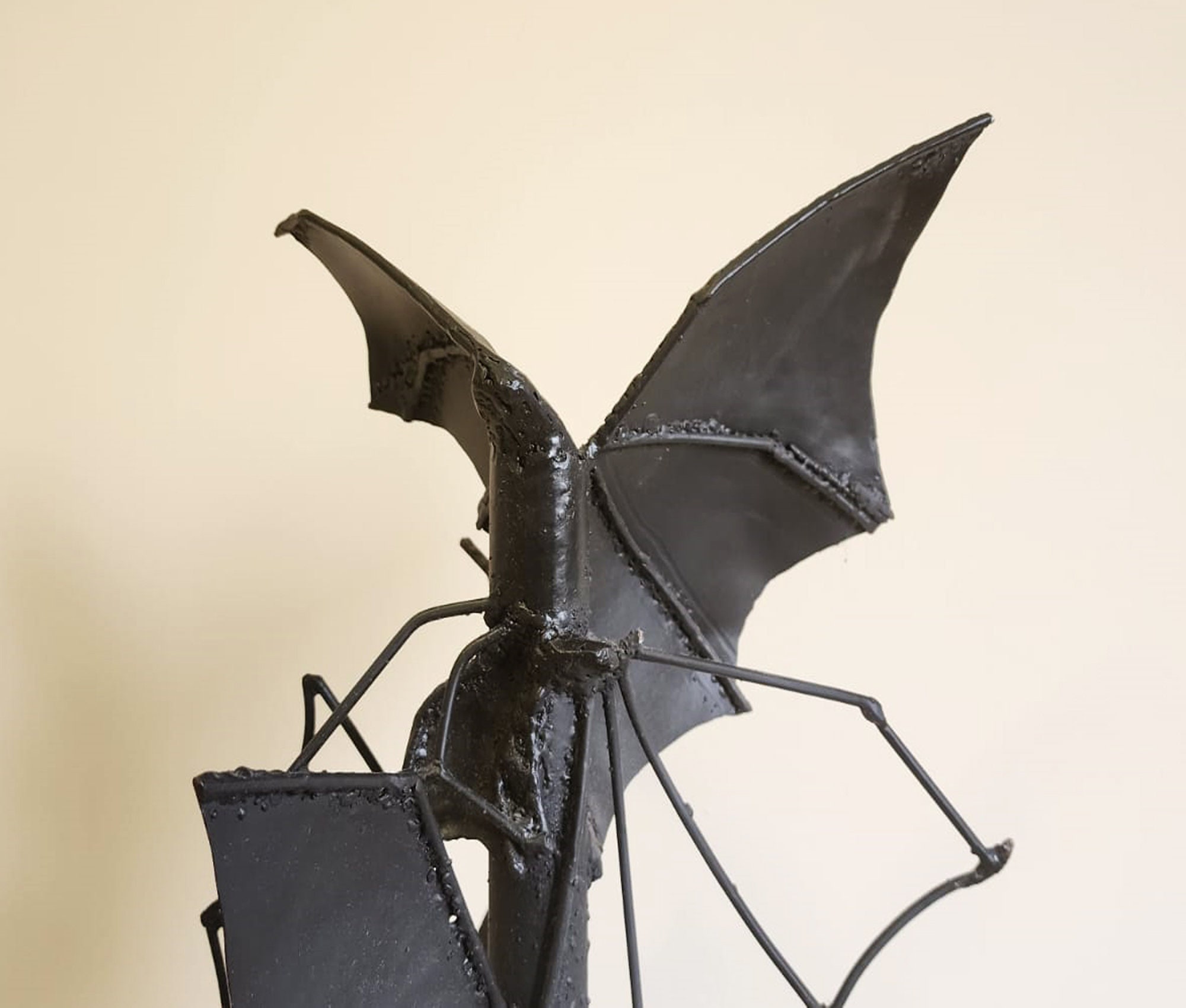 Innovative Handmade Unique Metal Sculpture With Bat-inspired Design ...