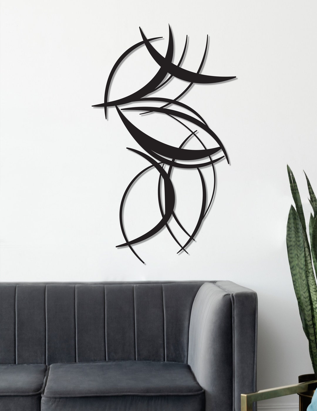 Contemporary Abstract Metal Wall Art, Add Bold Style and Texture to ...