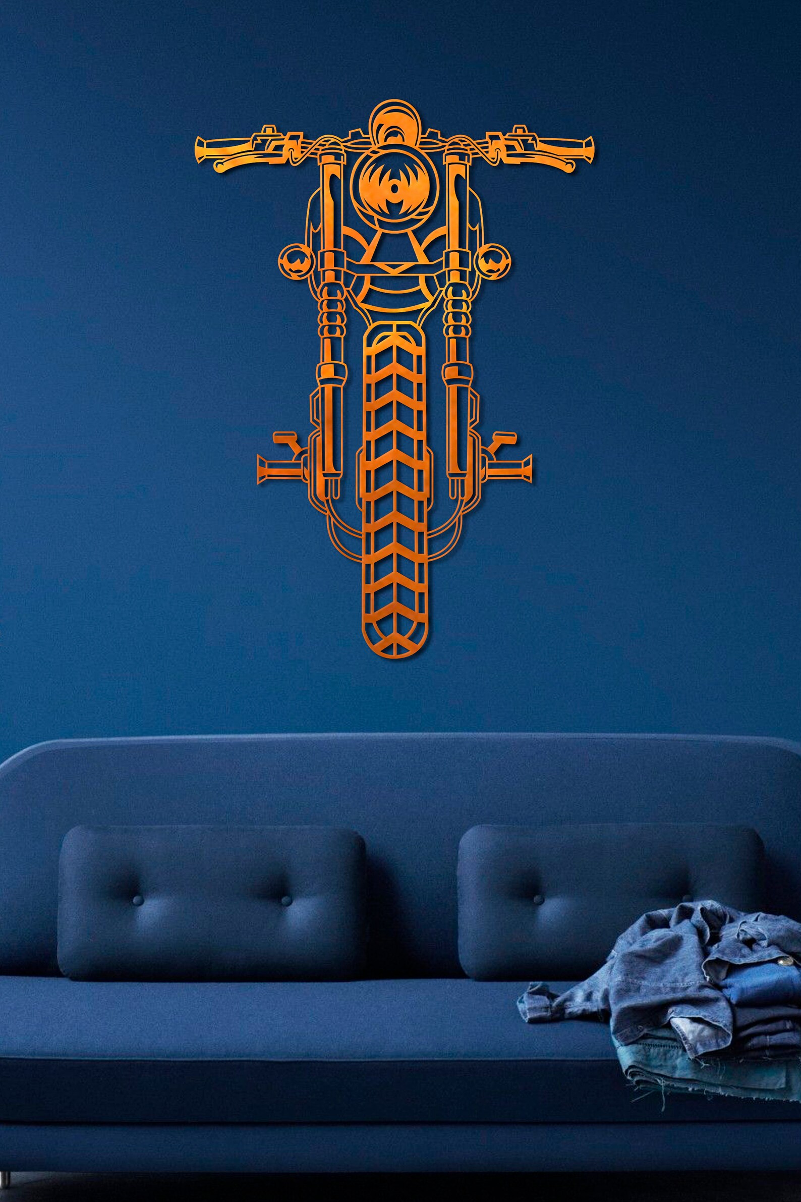 Stunning Metal Motorcycle Wall Art Eye-catching Motorcycle - Etsy