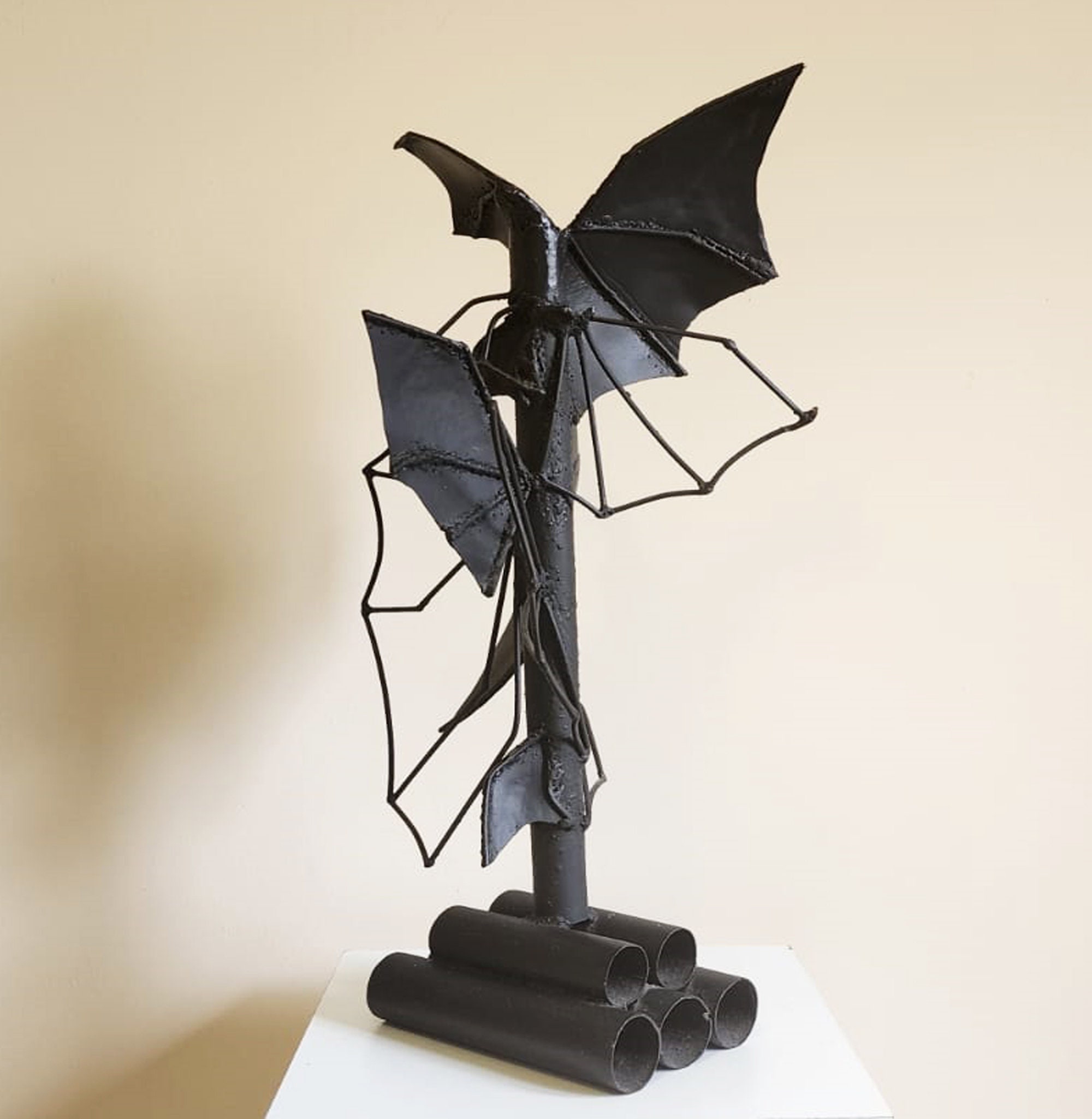 Innovative Handmade Unique Metal Sculpture With Bat-inspired Design ...