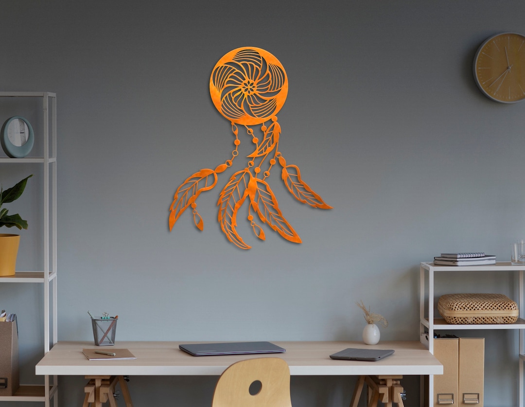 Beautiful Dream Catcher Metal Wall Art, Sweet Dreams to Your Space ...