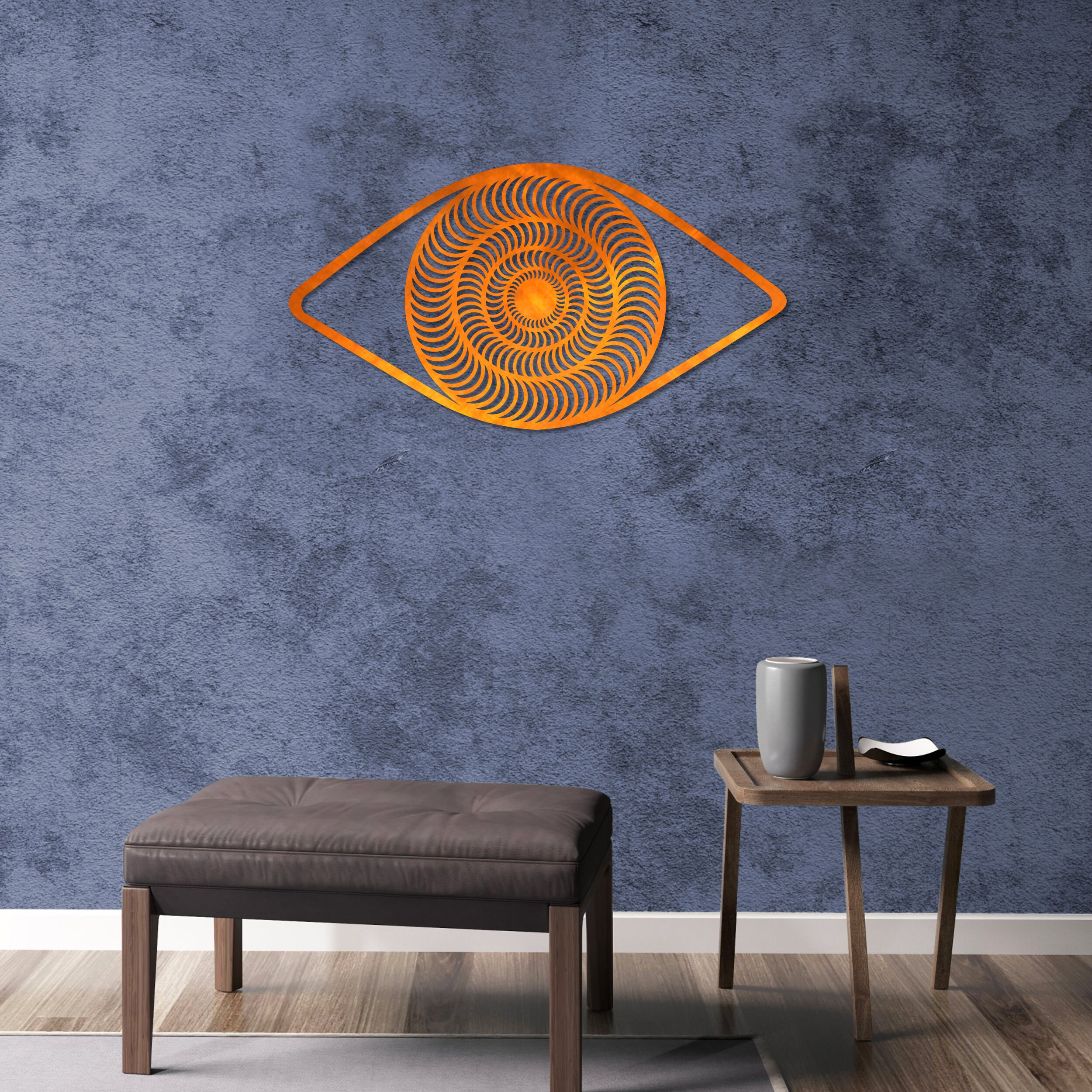 Eye Metal Wall Art, All-seeing Eye Wall Decor, Unique Abstract Wall ...