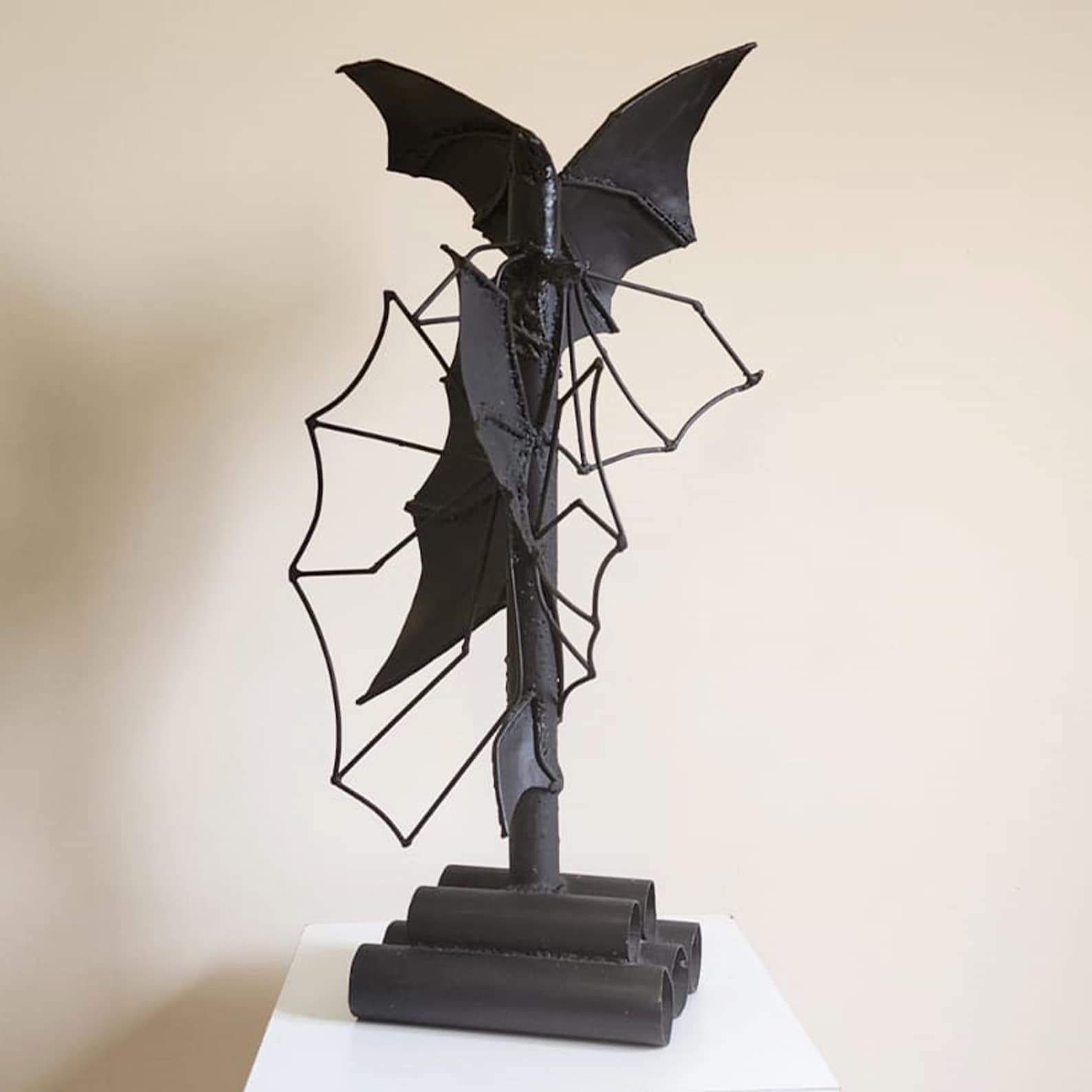 Innovative Handmade Unique Metal Sculpture With Bat-inspired Design ...