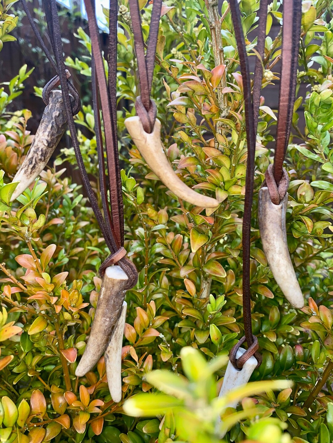 Handmade Scottish Stag Antler Pendant/amulet Bushcraft,celtic,pagan ...