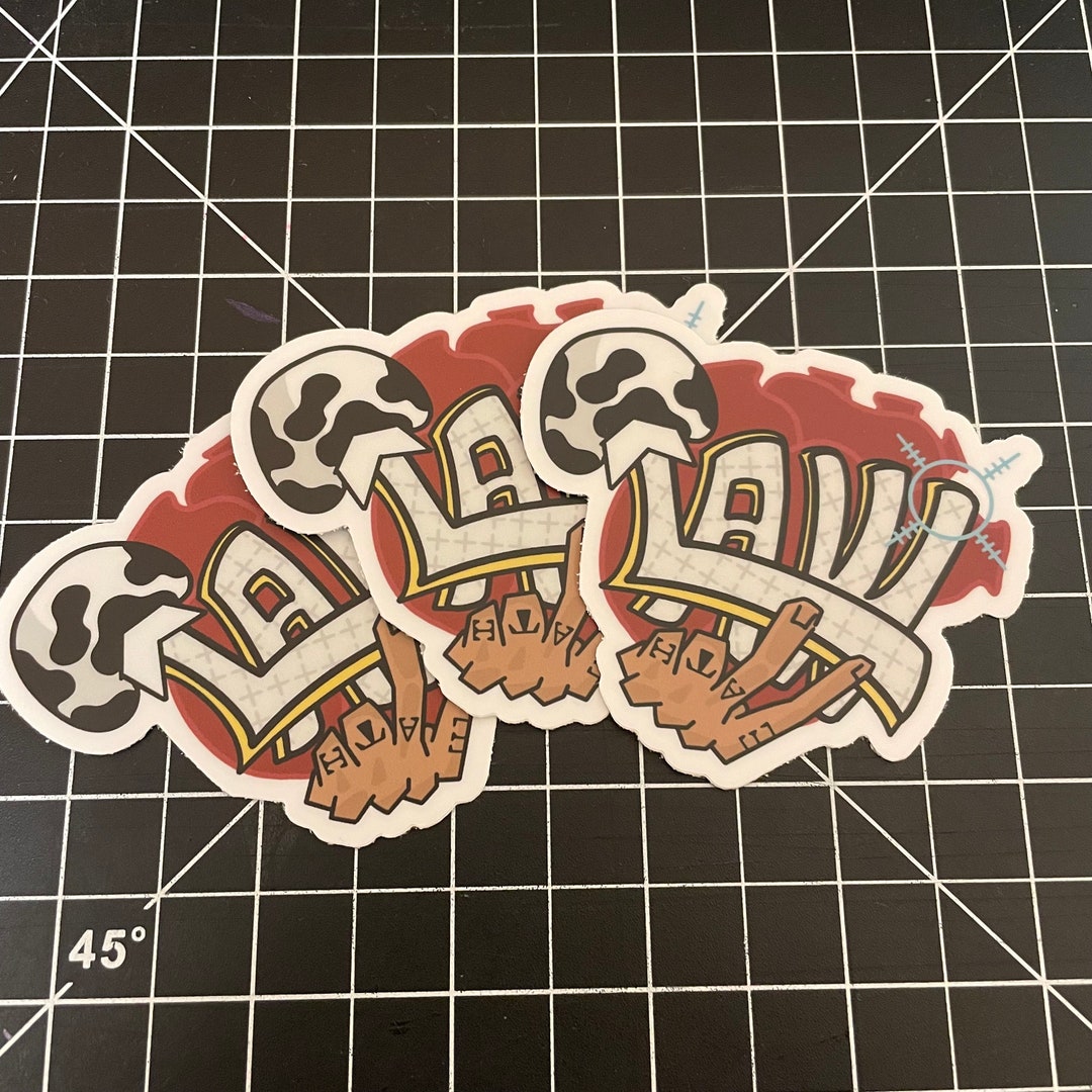 Heart Pirates Emblem 3 Inch Matte Sticker - Etsy