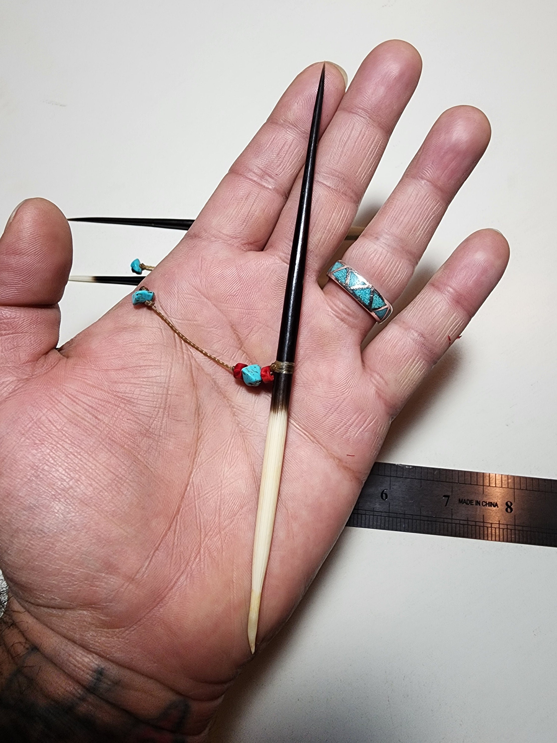 Authentic Porcupine Quill "cowboy Toothpick" - Etsy