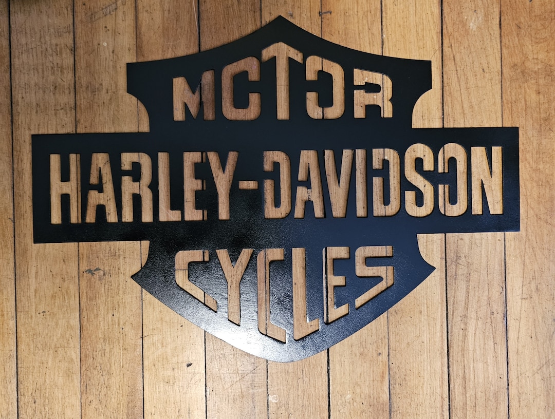 Harley Davidson Metal Sign - Etsy