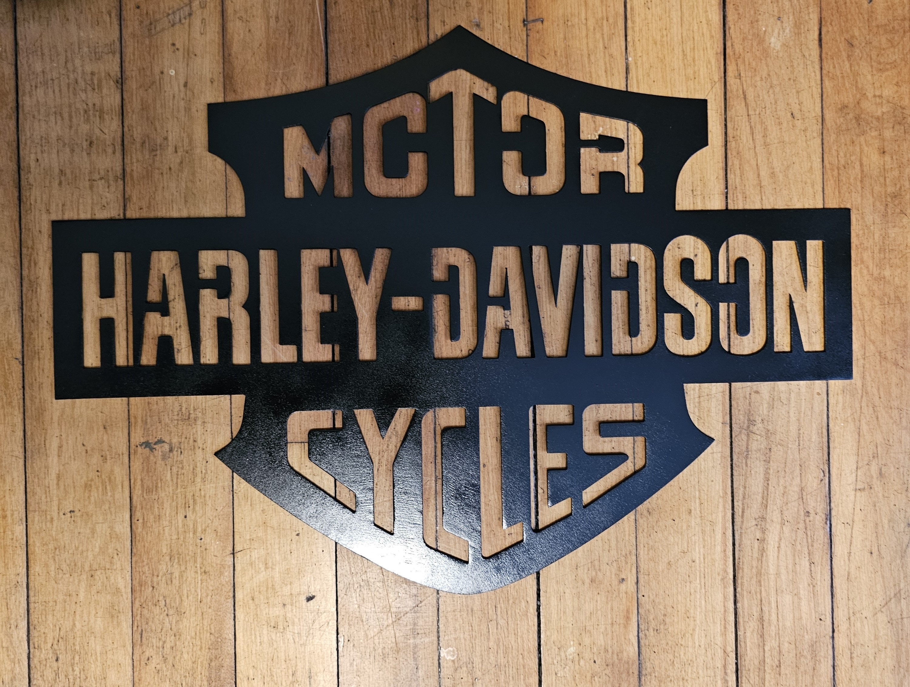 Harley Davidson Metal Sign - Etsy