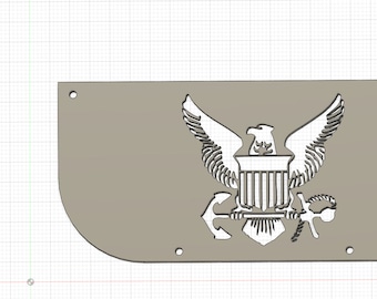 U.S Airforce Mud Flap DXF File - Etsy