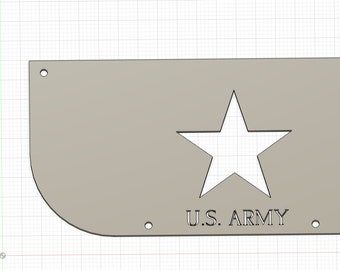 U.S Airforce Mud Flap DXF File - Etsy