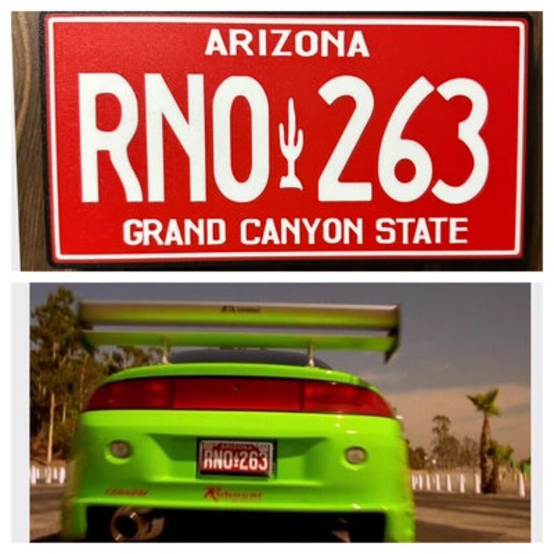 Fast and the Furious Inspired Light up License Plates - Etsy