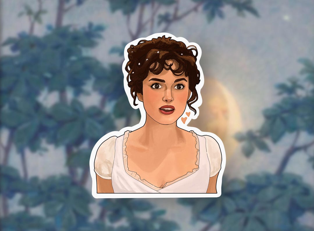 Elizabeth Bennet, Pride and Prejudice, Movie Sticker - Etsy