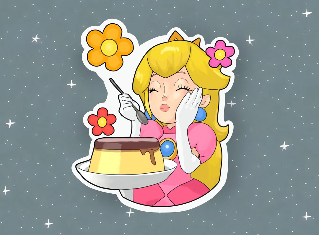Princess Peach Sticker - Etsy