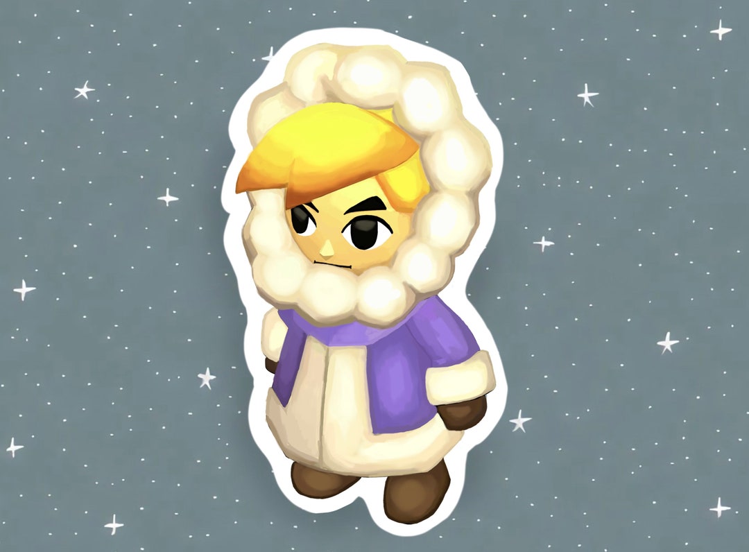 Toon Link in a Coat Sticker - Etsy