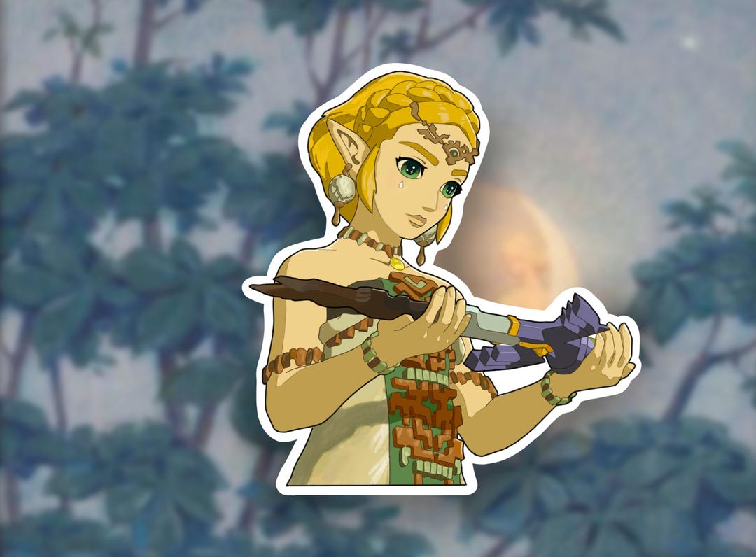 Princess Zelda TOTK Sticker - Etsy