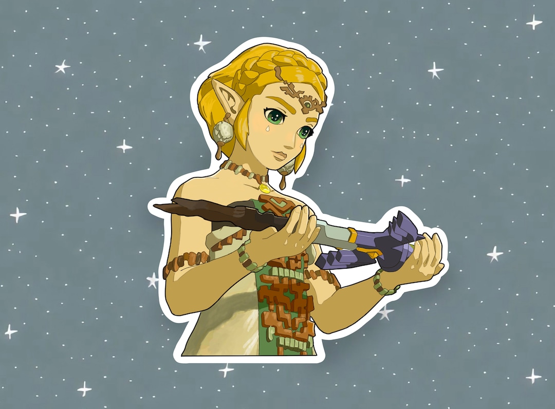 Princess Zelda TOTK Sticker - Etsy