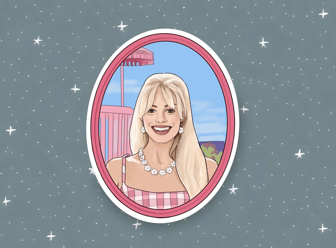 Margot Robbie Movie Sticker - Etsy