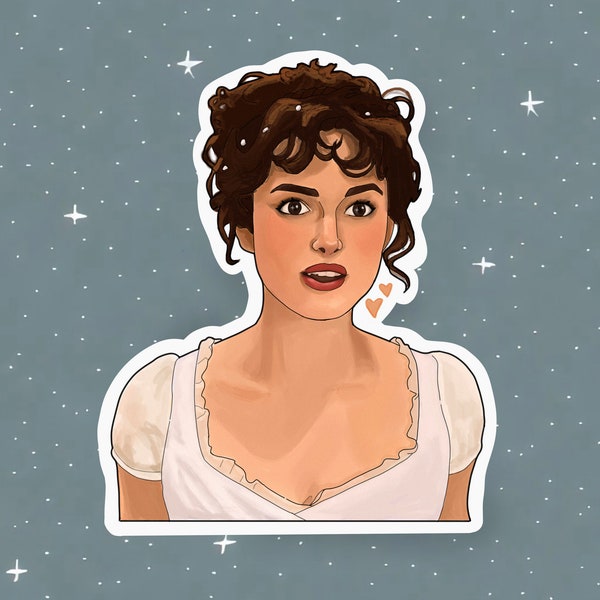 Elizabeth Bennet Sticker - Etsy