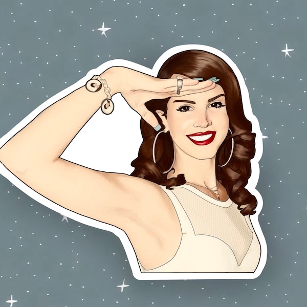 Lana Del Rey Album Stickers - Etsy