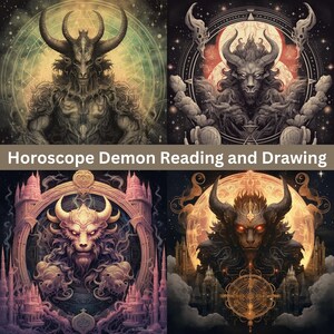 Horoscope Demon Reading and Drawing, Zodiac Reading, Demon Spirit Guide ...