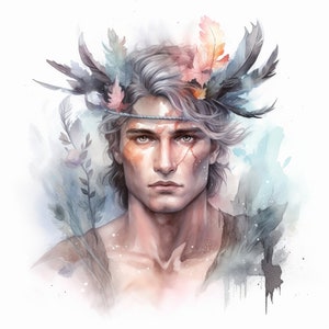 Spirit Guide Drawing and Reading, Stylized Watercolour, Psychic Reading ...