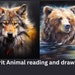 Spirit Animal Guide Drawing and Reading, Soul Animal Guide, Animal ...