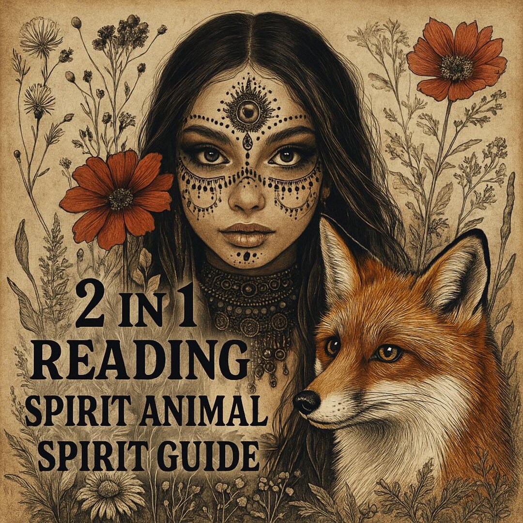 Personalized Spirit Guide and Animal Drawing & Reading 8 (digital) - Etsy