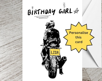 Funny Birthday Card Biker Card Chow Chow Motorcycle Card - Etsy