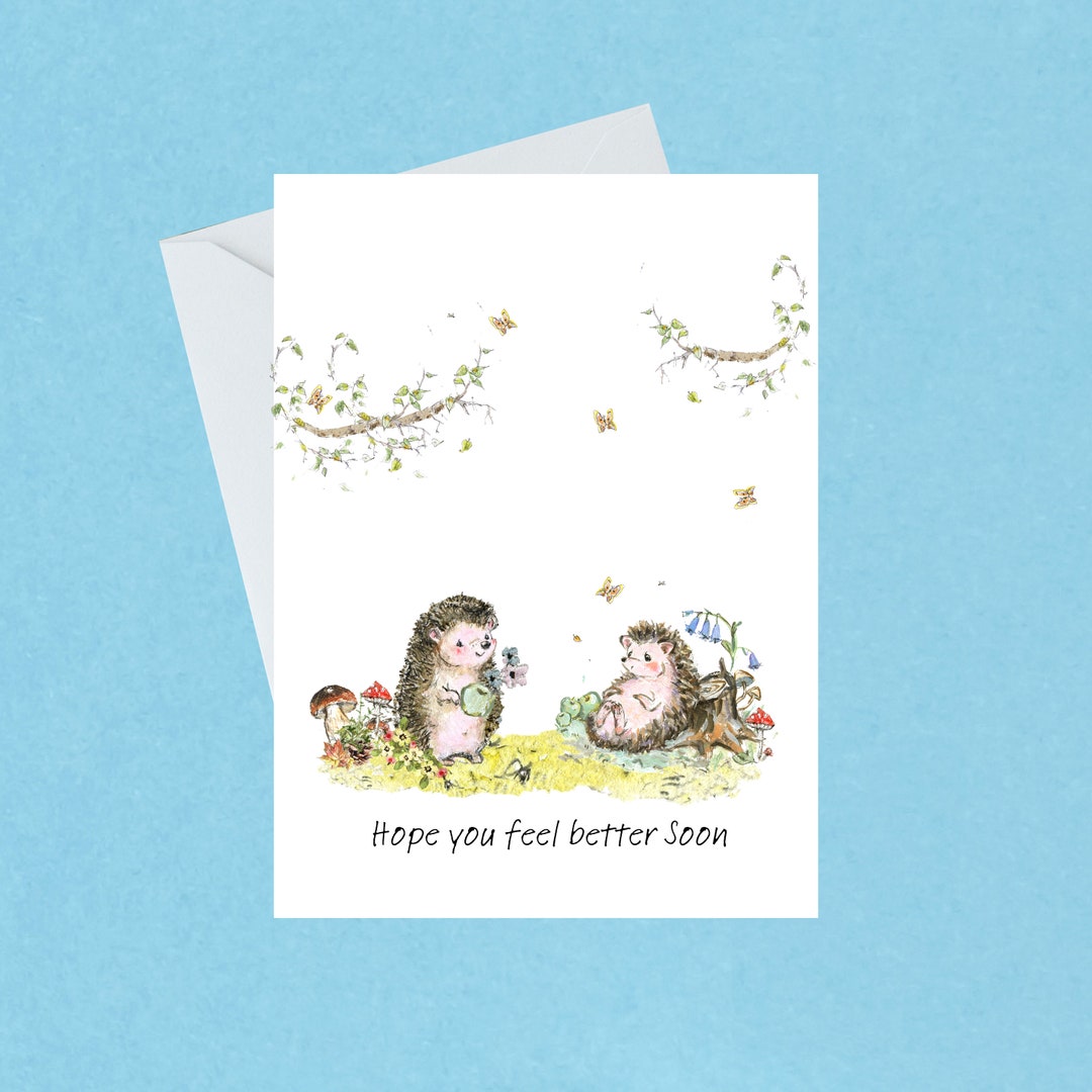 Hope You Feel Better Soon Card - Personalised Get Well Soon Card ...