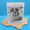 Golden Retriever Customisable Card / Golden Retriever Card / Cute ...